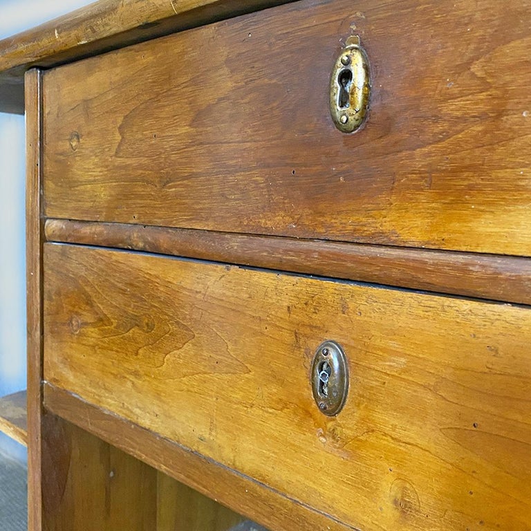 Italian Mid-Century Modern Wooden Hallway Art Deco Bookcase or Console ...