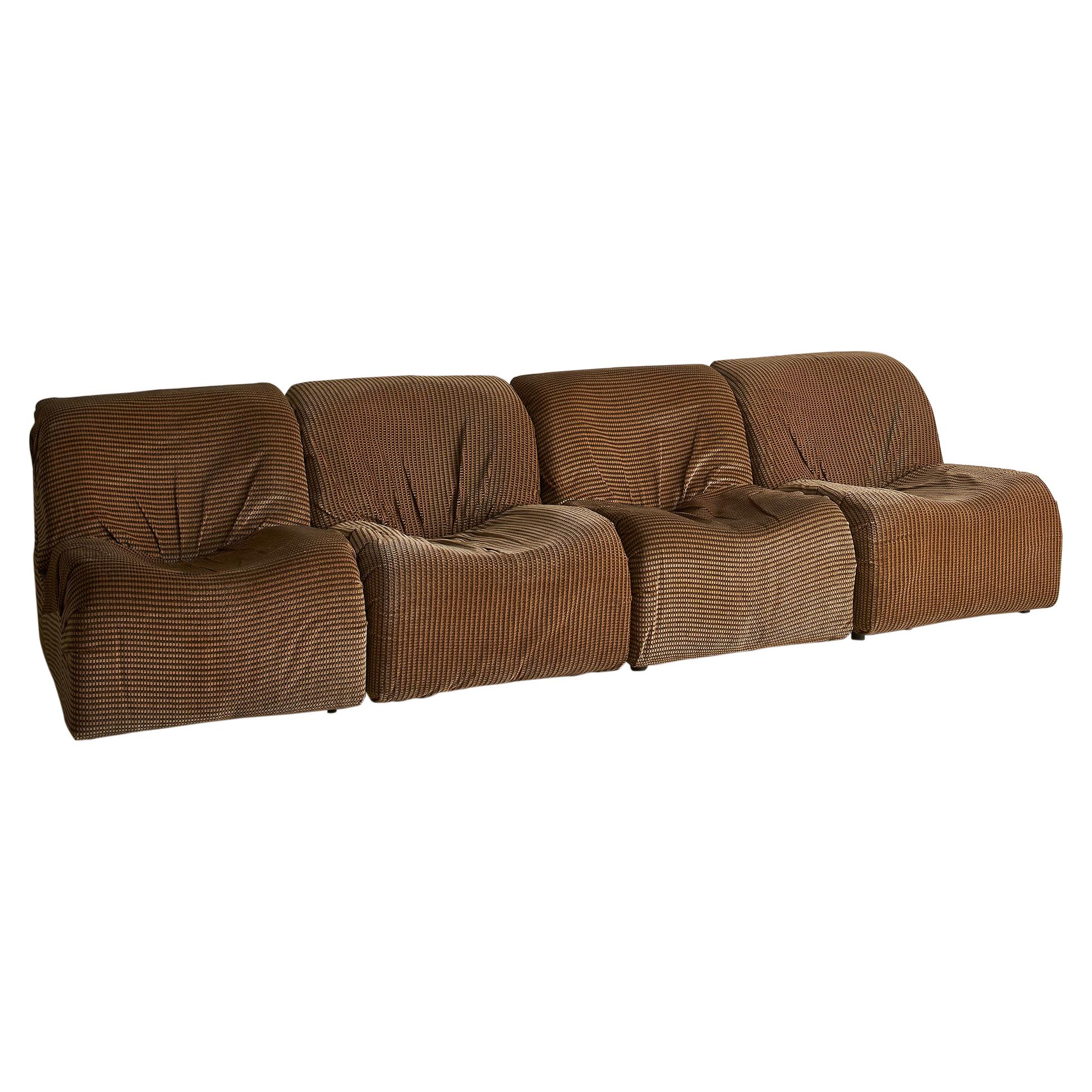 Dellarobbia Teal Microsuede Sectional Sofa Lounge Chairs and Chaise at ...