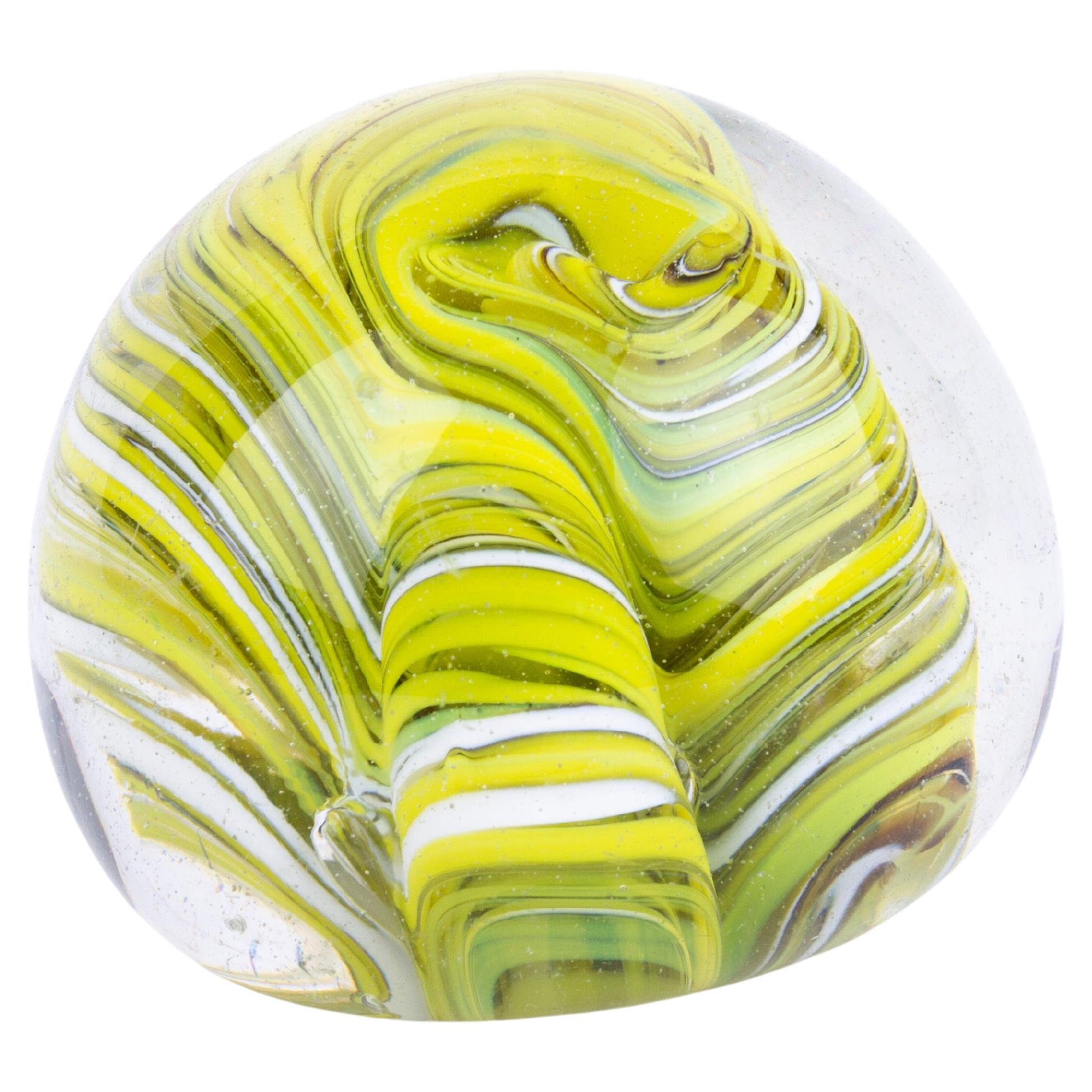 Italian Mid-Century Murano Venetian Designer Blown Glass Desk ...