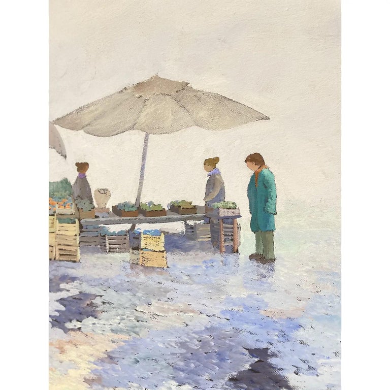 Italian Mid-Century Painting by Marchetta, 1970s For Sale at 1stDibs