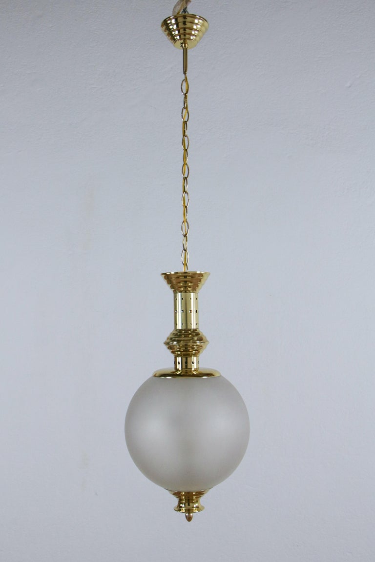 Italian Mid-Century Pendant Lamp, Azucena Style, 1960 For Sale at 1stDibs
