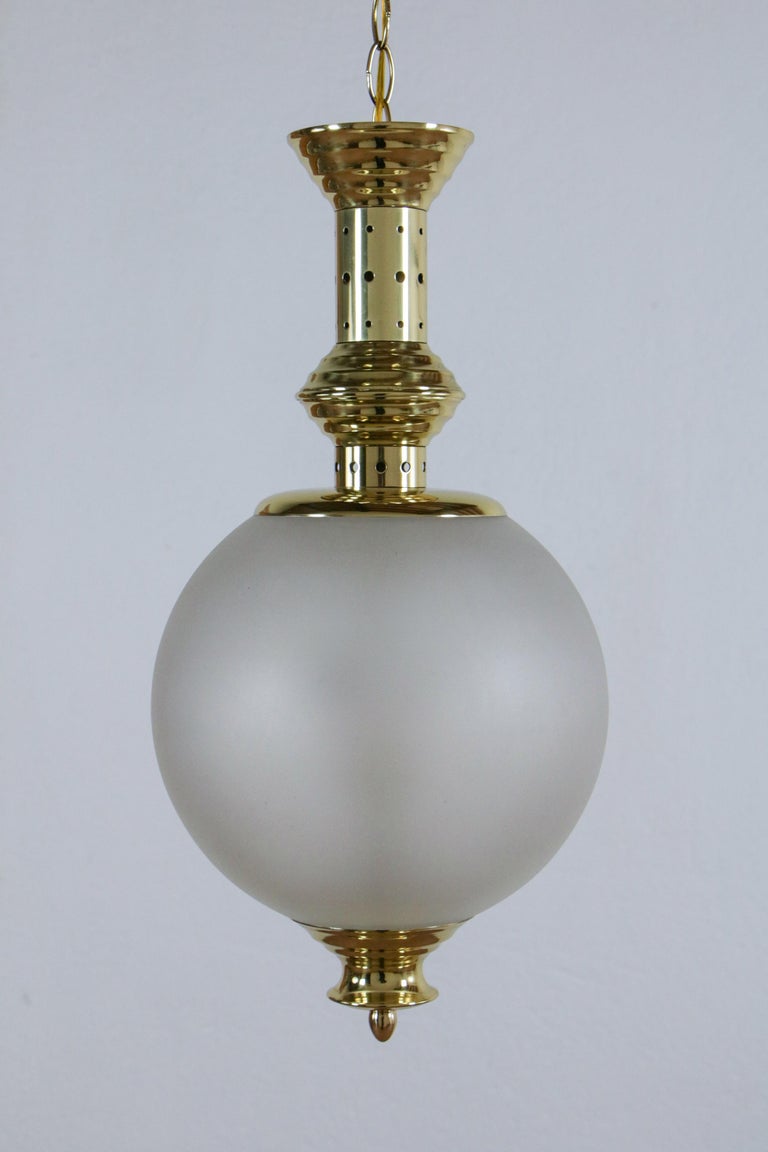 Italian Mid-Century Pendant Lamp, Azucena Style, 1960 For Sale at 1stDibs