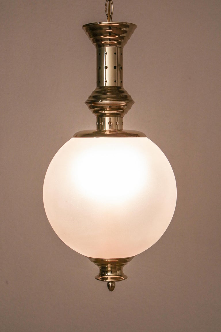 Italian Mid-Century Pendant Lamp, Azucena Style, 1960 For Sale at 1stDibs