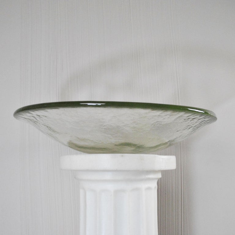Italian Midcentury Plate from Centerpiece in Very Thick and Worked ...
