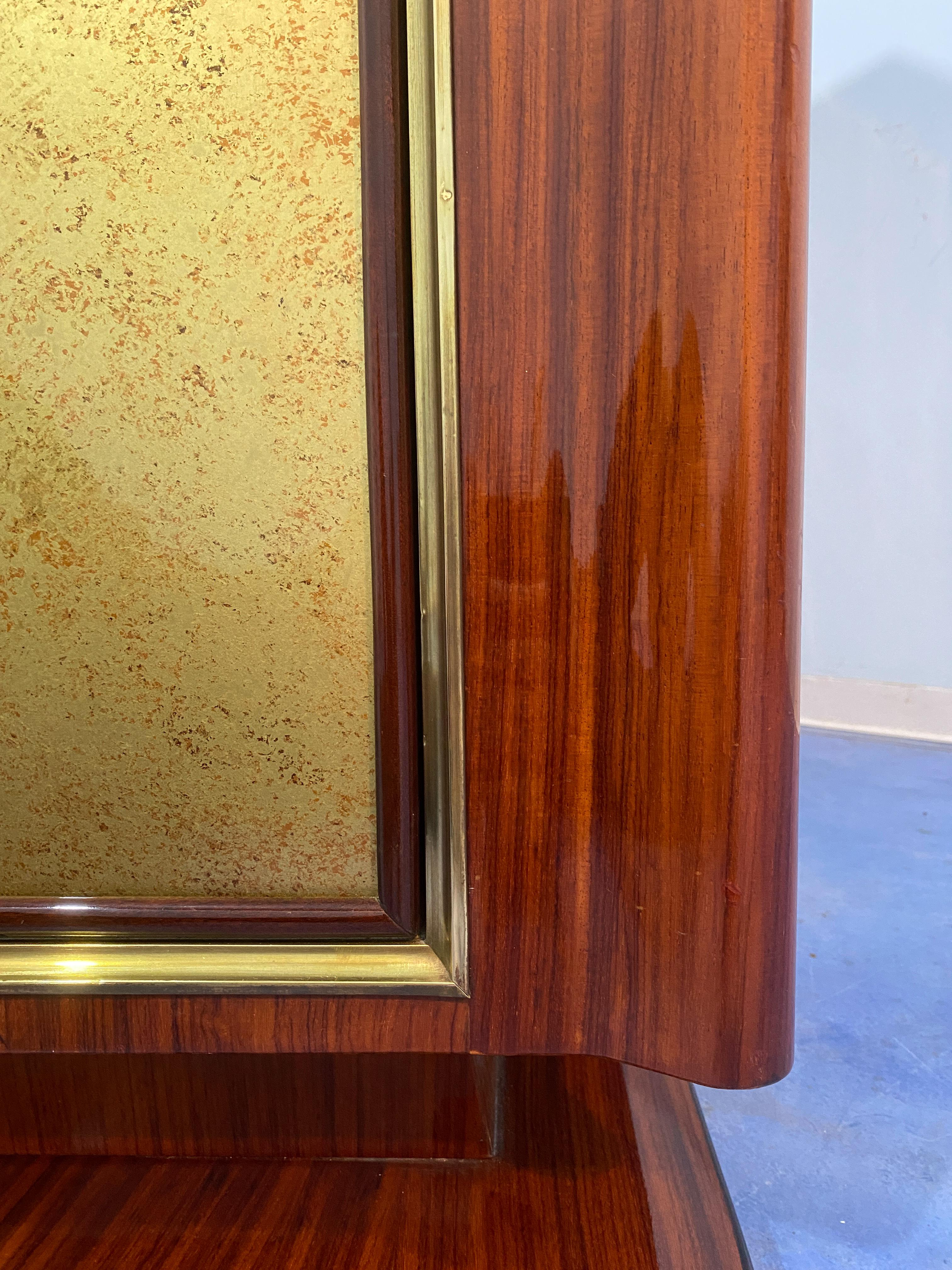 Italian Mid Century Revolving Cabinet Bar designed by Vittorio Dassi in ...