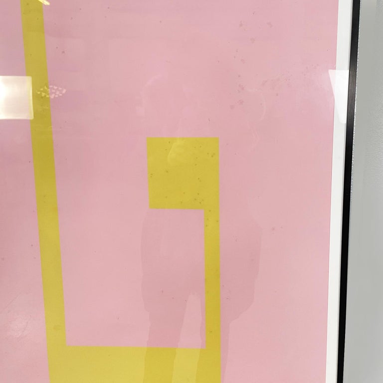 Italian Mid-Century Silk-Screen Printing Positive Negative attr. Bruno ...