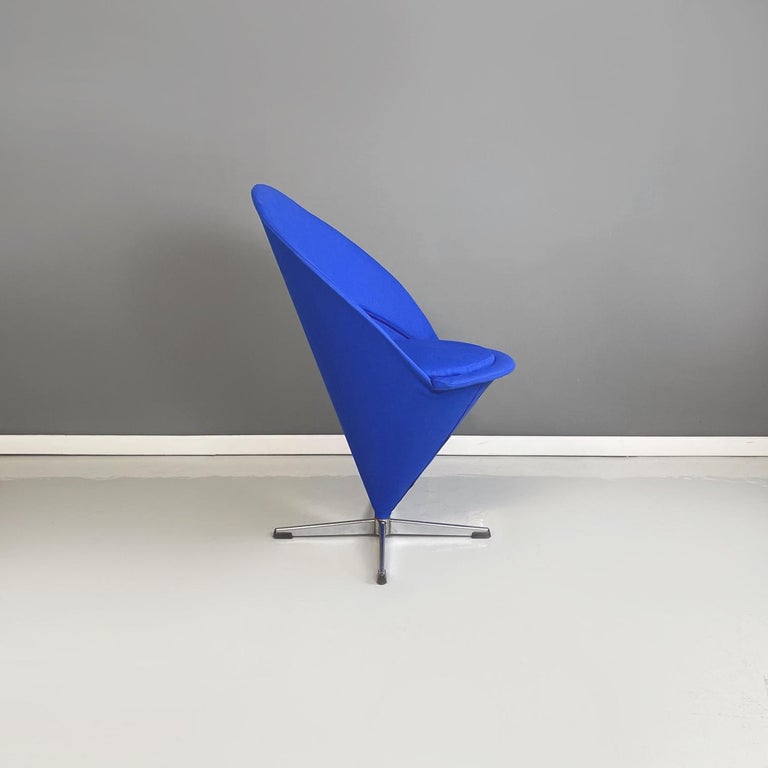 Italian Midcentury Swivel Armchair Cone Chair by Verner Panton for ...