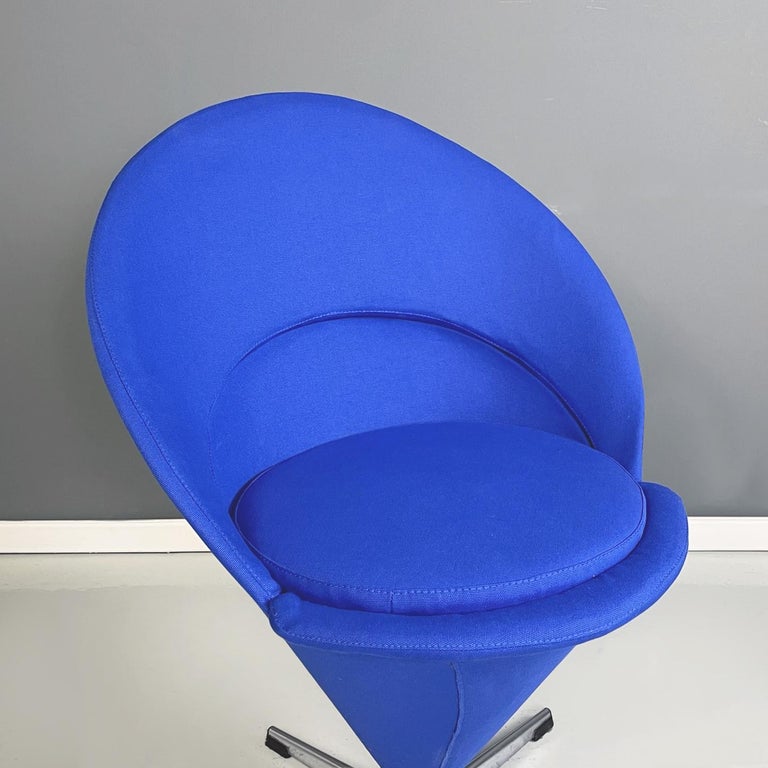Italian Midcentury Swivel Armchair Cone Chair by Verner Panton for Vitra, 1958 For Sale at 1stDibs