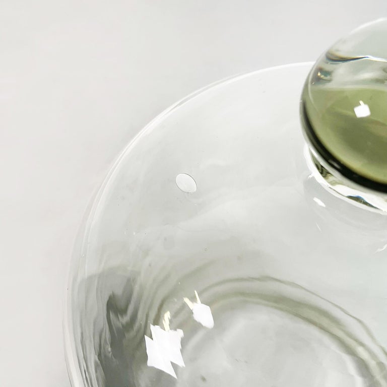 Italian Mid-Century Thick Glass Bell, 1960s For Sale at 1stDibs