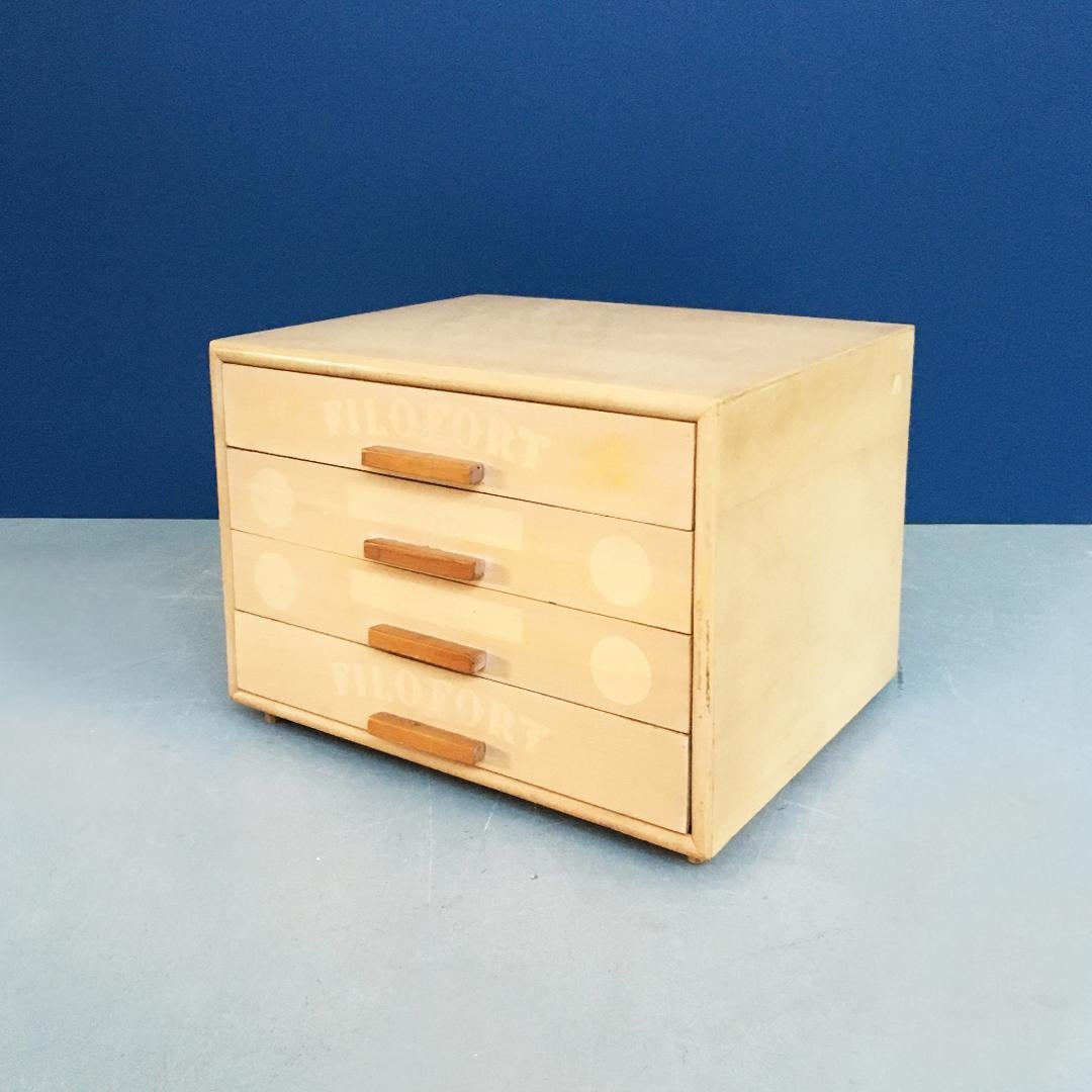 Italian Midcentury Light wood Chest of drawers for tailoring by ...