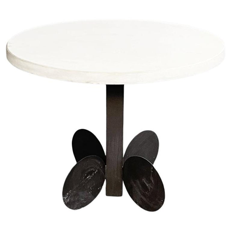Italian Mid-Century White Statuary Marble Coffee Table by Mac ...