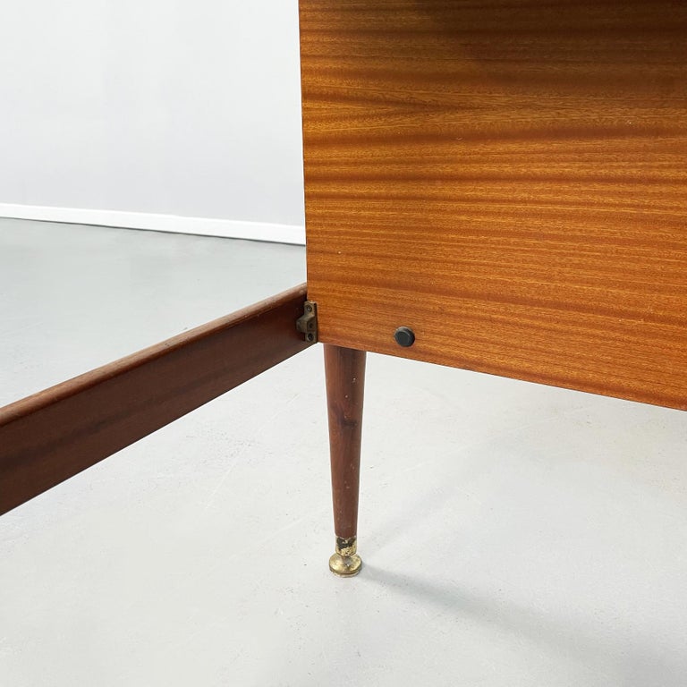 Italian Mid-Century Wooden and Plastic Desk by Schirolli Mantova, 1970s ...