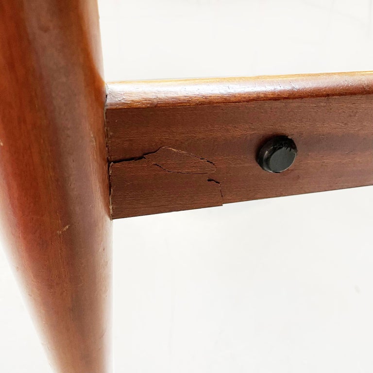 Italian Mid-Century Wooden and Plastic Desk by Schirolli Mantova, 1970s ...