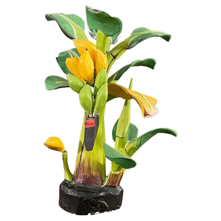 Italian Mid-Century Wooden Botanic Model For Sale at 1stDibs