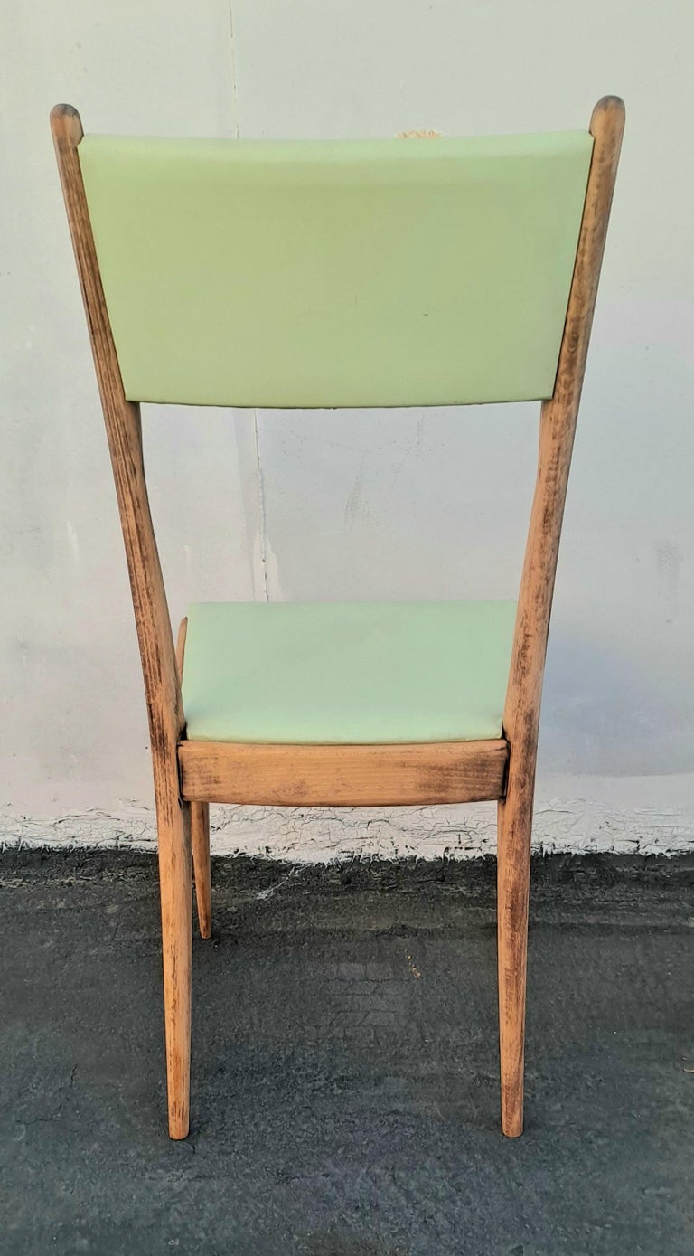 Italian Midcentury Ding Room Chairs For Sale at 1stDibs