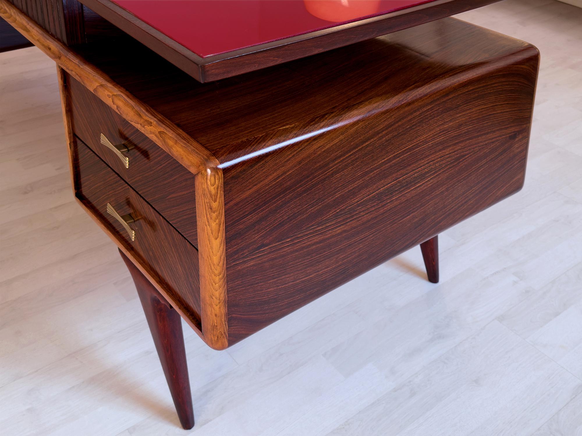 Italian Midcentury Executive Desk by Vittorio Dassi, 1950s For Sale at ...