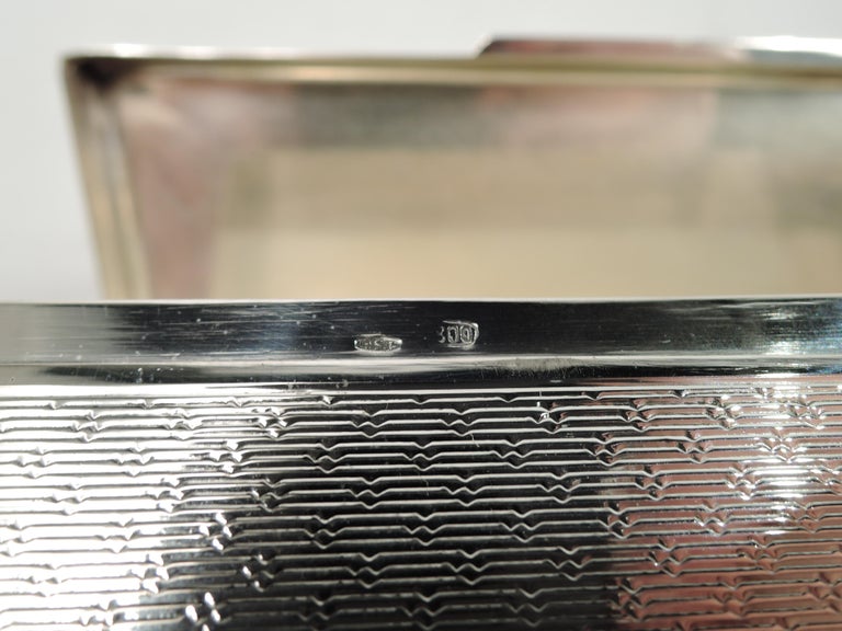 Italian Mid-Century Modern Silver Box For Sale at 1stDibs