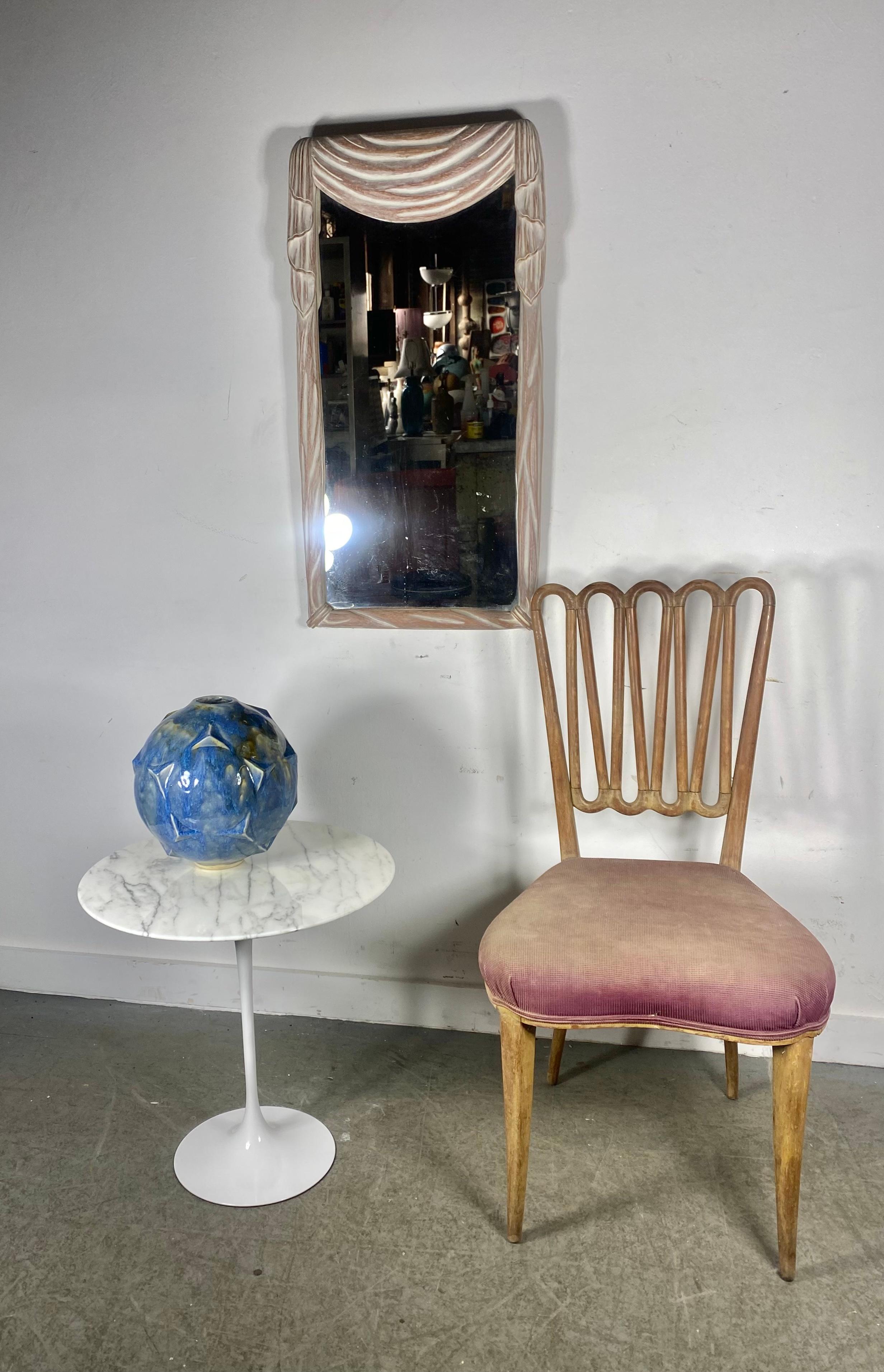 Italian Midcentury Side Chair after Gio Ponti For Sale at 1stDibs