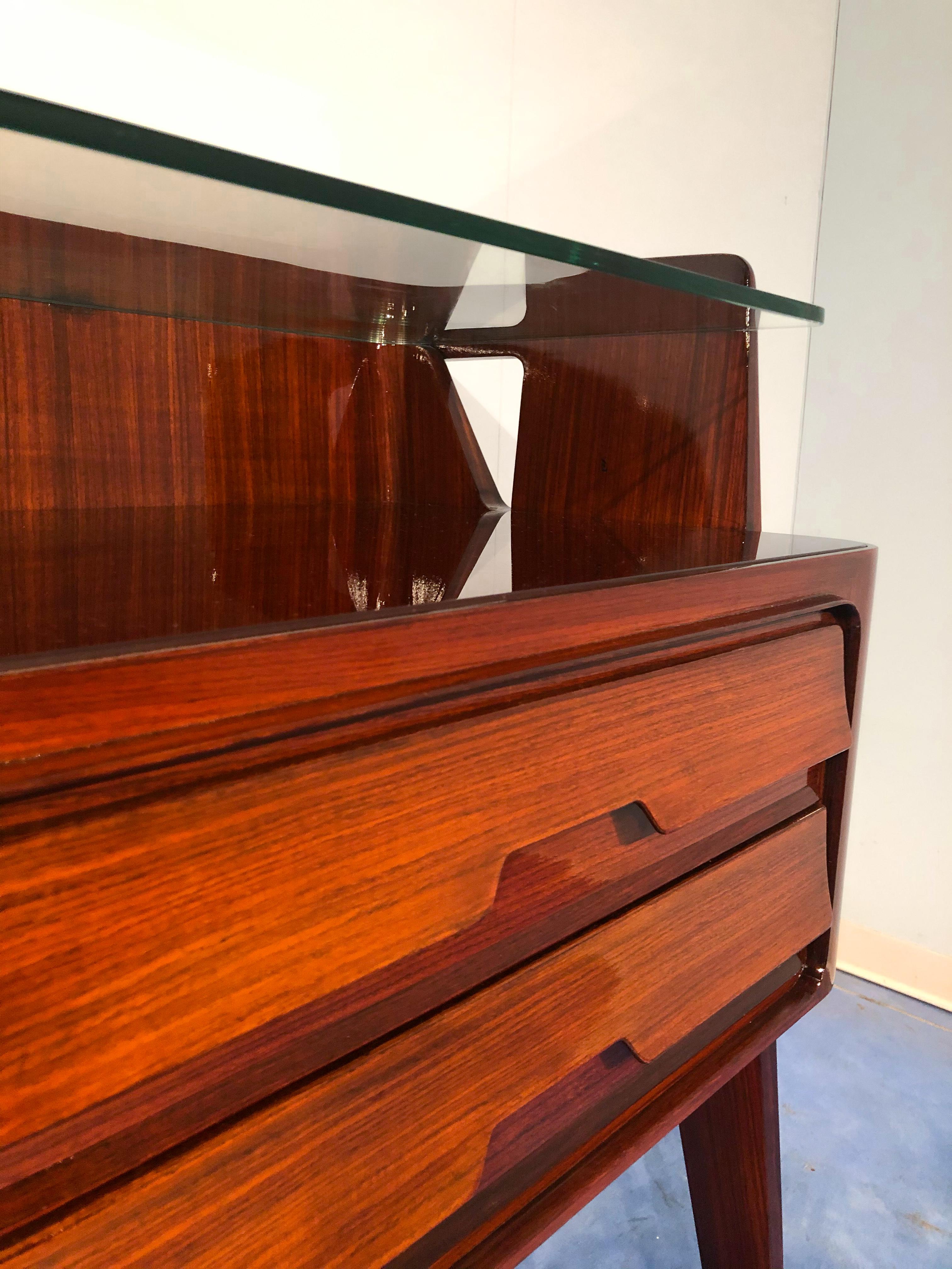 Italian Midcentury Teak Sideboard by Vittorio and Plinio Dassi, 1950s ...