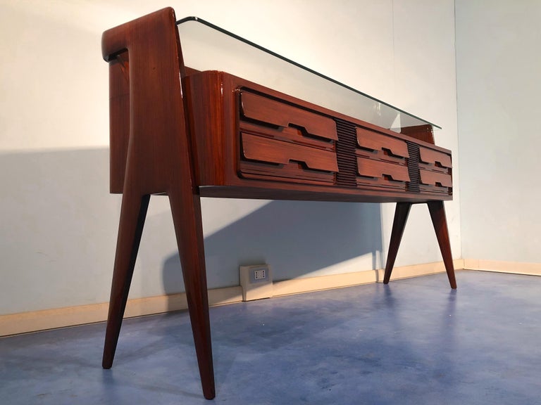Italian Midcentury Teak Sideboard by Vittorio and Plinio Dassi, 1950s ...