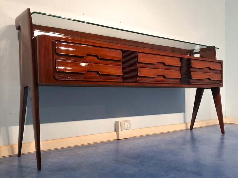 Italian Midcentury Teak Sideboard by Vittorio and Plinio Dassi, 1950s ...