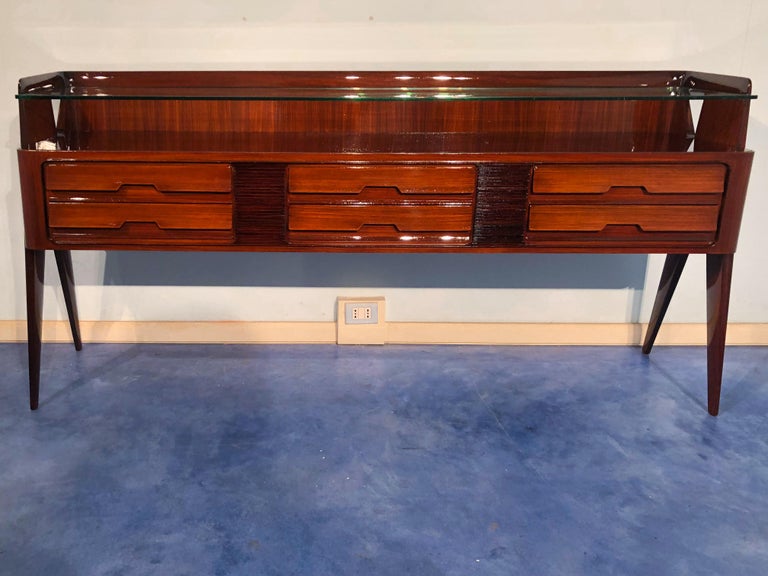 Italian Midcentury Teak Sideboard by Vittorio and Plinio Dassi, 1950s ...
