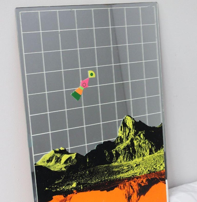 Italian Mirror by Renato Volpini, 1970s For Sale at 1stDibs