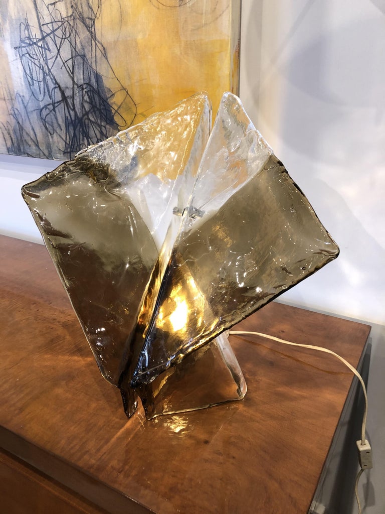 Italian Modern Abstract Art Lamp For Sale at 1stDibs