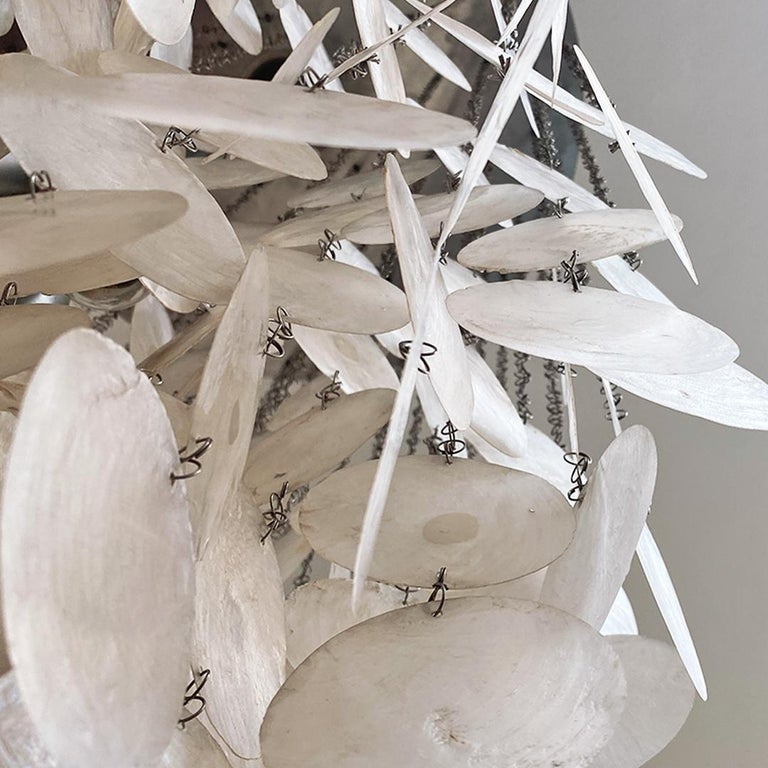 Italian Modern Aluminum Glass Fun Chandelier by Verner Panton for Luber ...