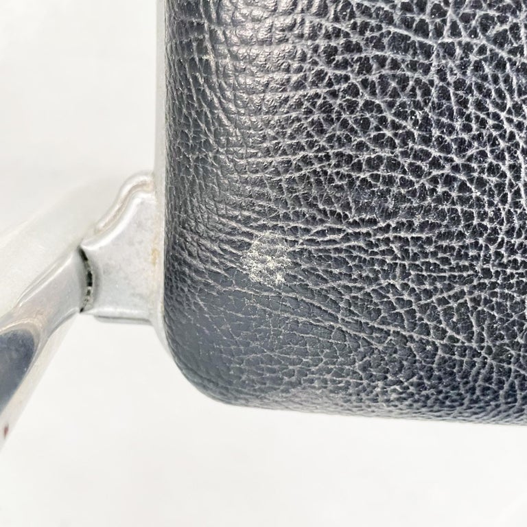 Italian Modern Black Leather Chair Alisea by Lisa Bross Studio ...