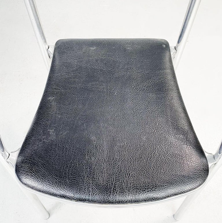 Italian Modern Black Leather Chair Alisea by Lisa Bross Studio ...