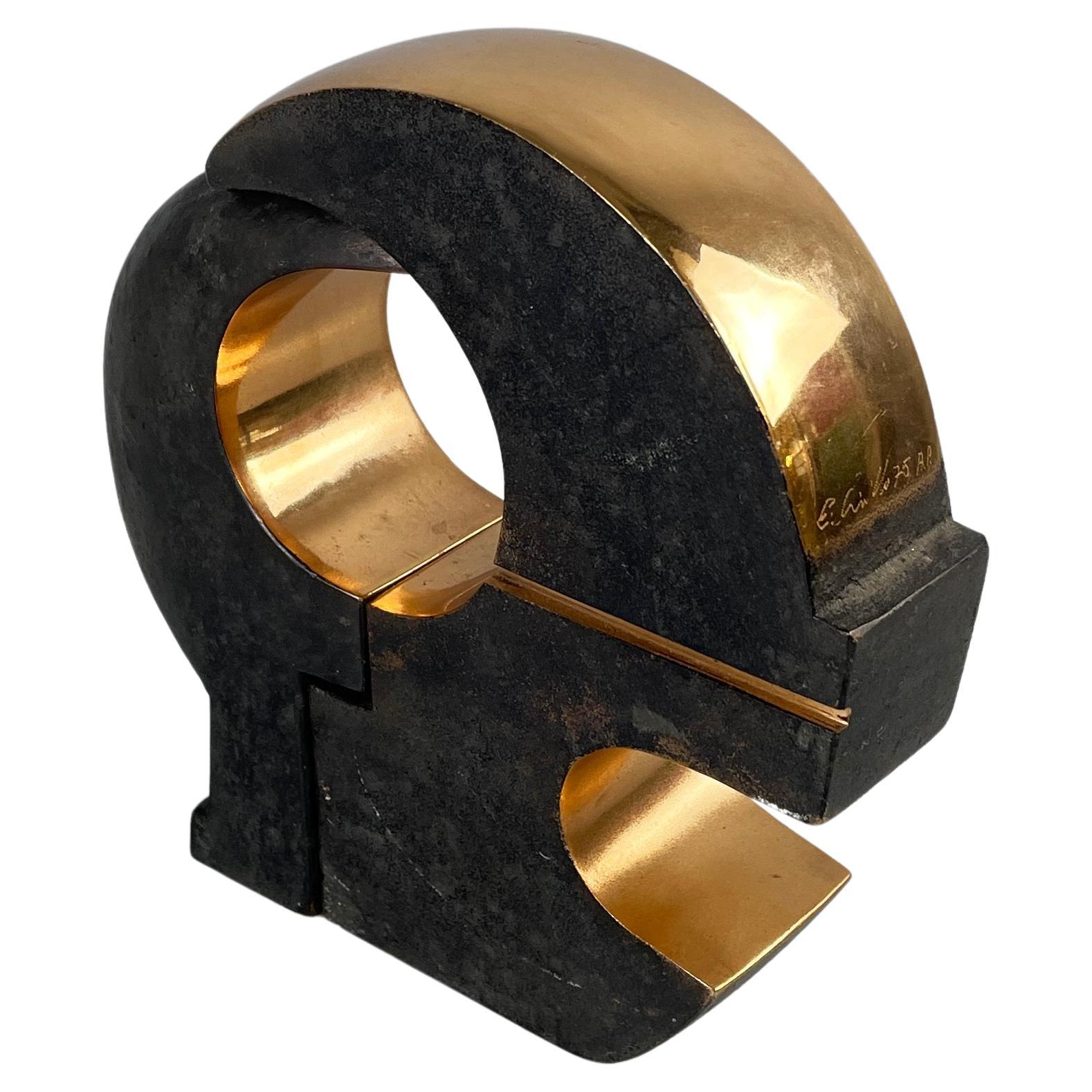 Italian modern Brutalist style Metal sculpture by Edmondo Cirillo, 1976 ...