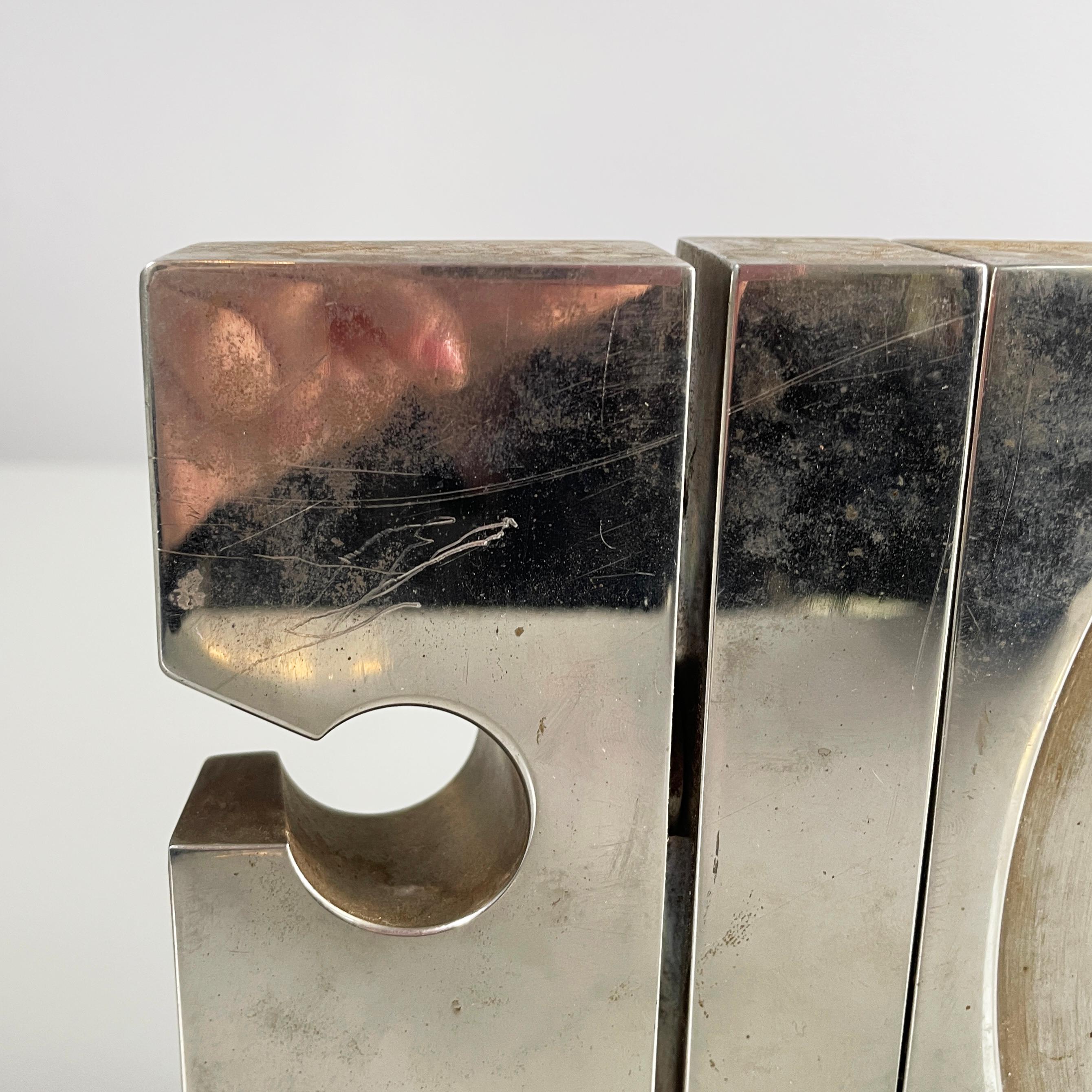 Italian modern Brutalist style Metal sculpture by Edmondo Cirillo ...