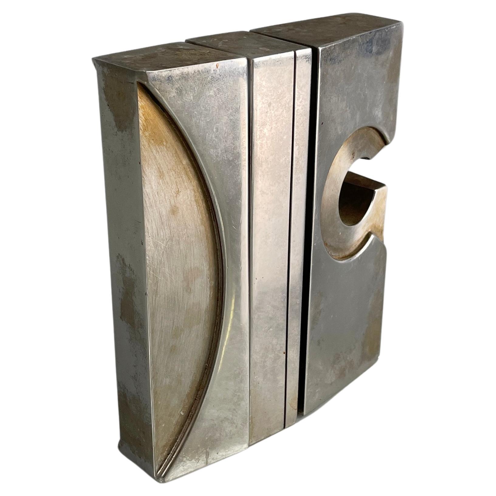 Italian modern Brutalist style Metal sculpture by Edmondo Cirillo ...