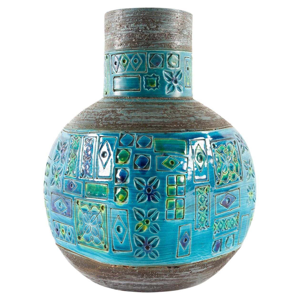 Italian Modern Ceramic Vase Aldo Londi for Fratelli Fanciullacci, 1960s ...