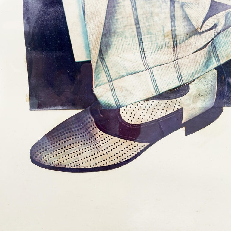 Italian Modern Collage Picture on Paper by Gianni Castagnoli for Vogue ...