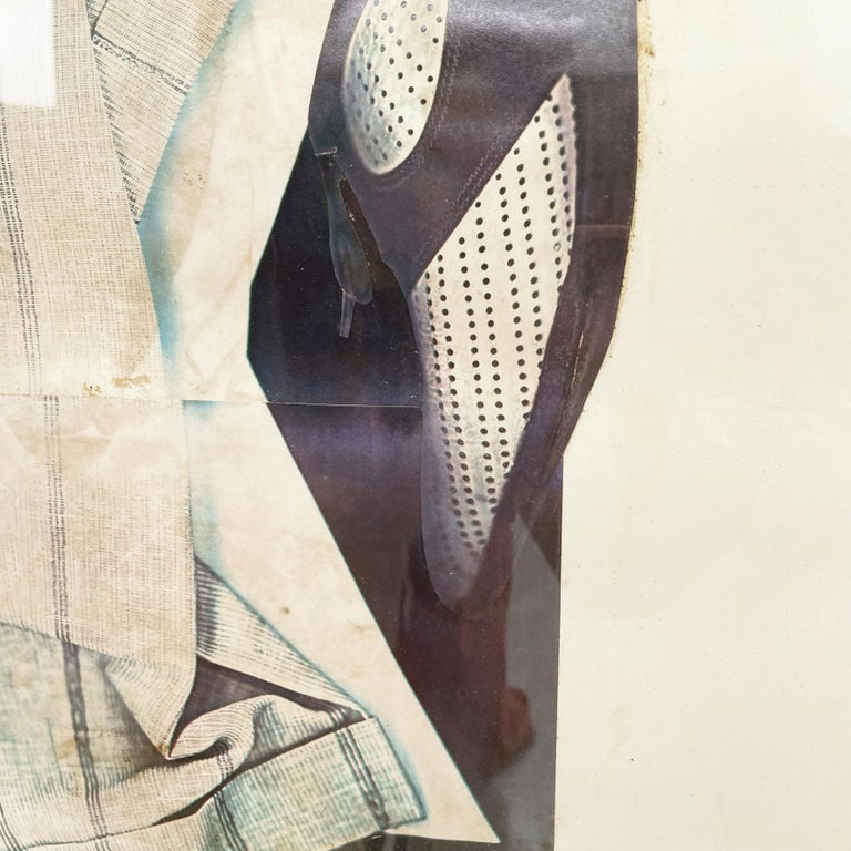 Italian Modern Collage Picture on Paper by Gianni Castagnoli for Vogue ...