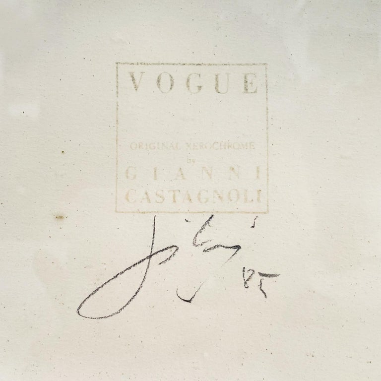 Italian Modern Collage Picture on Paper by Gianni Castagnoli for Vogue ...