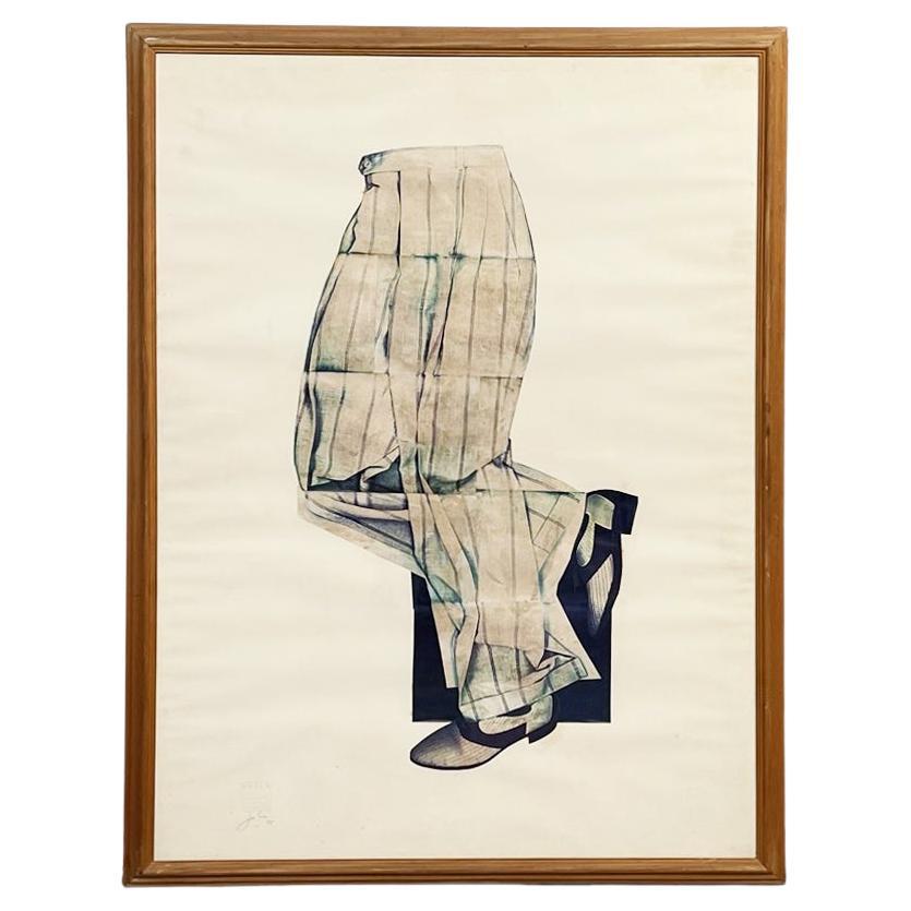 Italian Modern Collage Picture on Paper by Gianni Castagnoli for Vogue ...