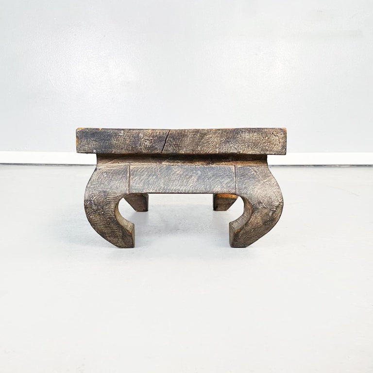 Italian Modern Dark Solid Wood Rectangular Stand Display, 1990s For ...
