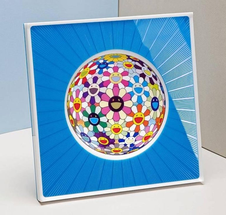 Italian Modern Design Picture Frame in Blue Plexiglass, Sharing Blue at ...