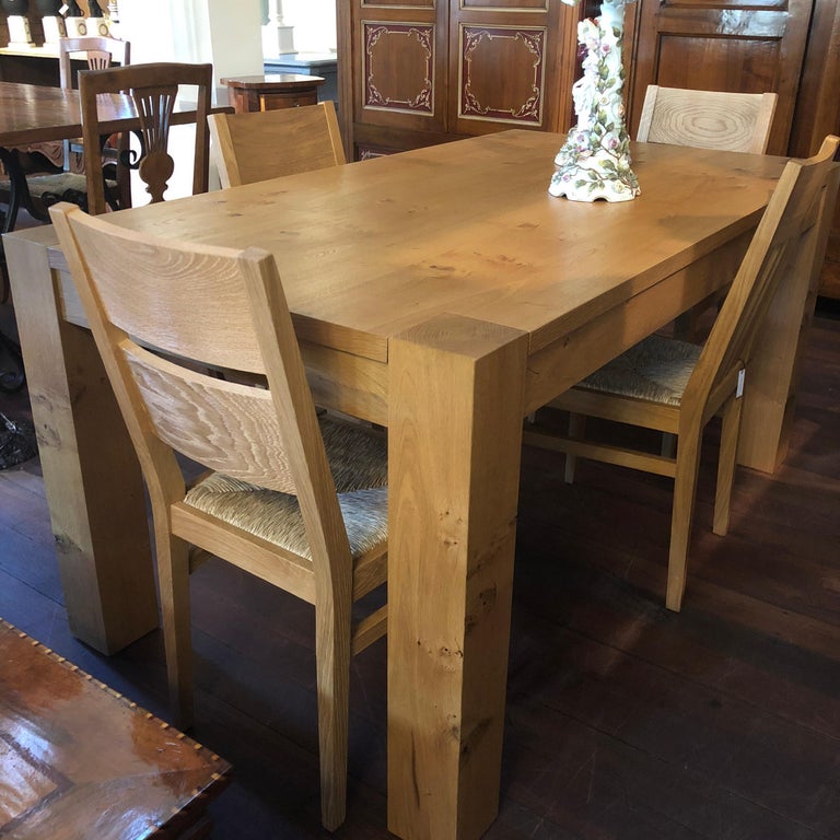 Italian Modern Designer Durmast Extendable 12-Seat Table For Sale at ...