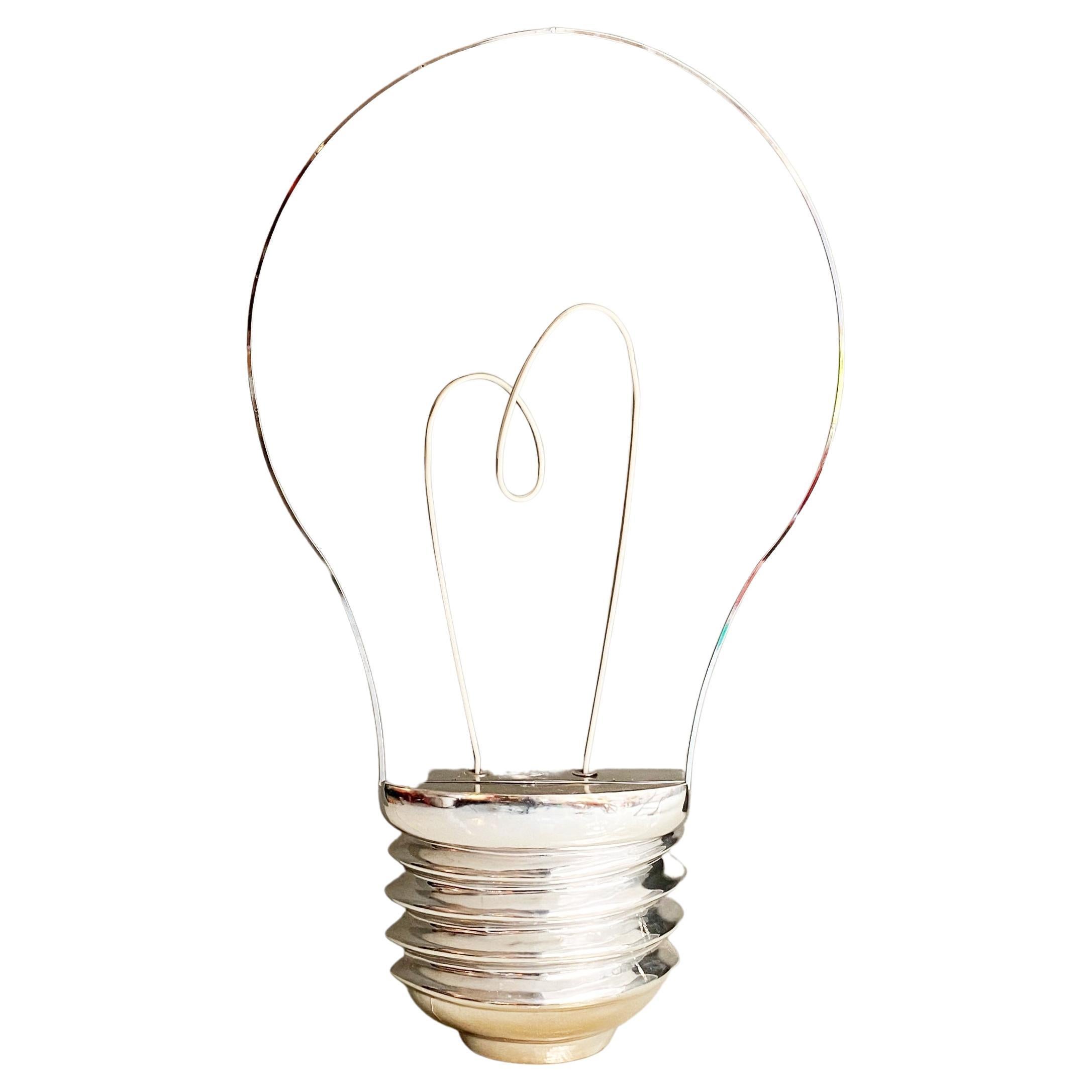 Italian Modern Floor Lamp in the Shape of a Stylized Light Bulb, 1990s ...