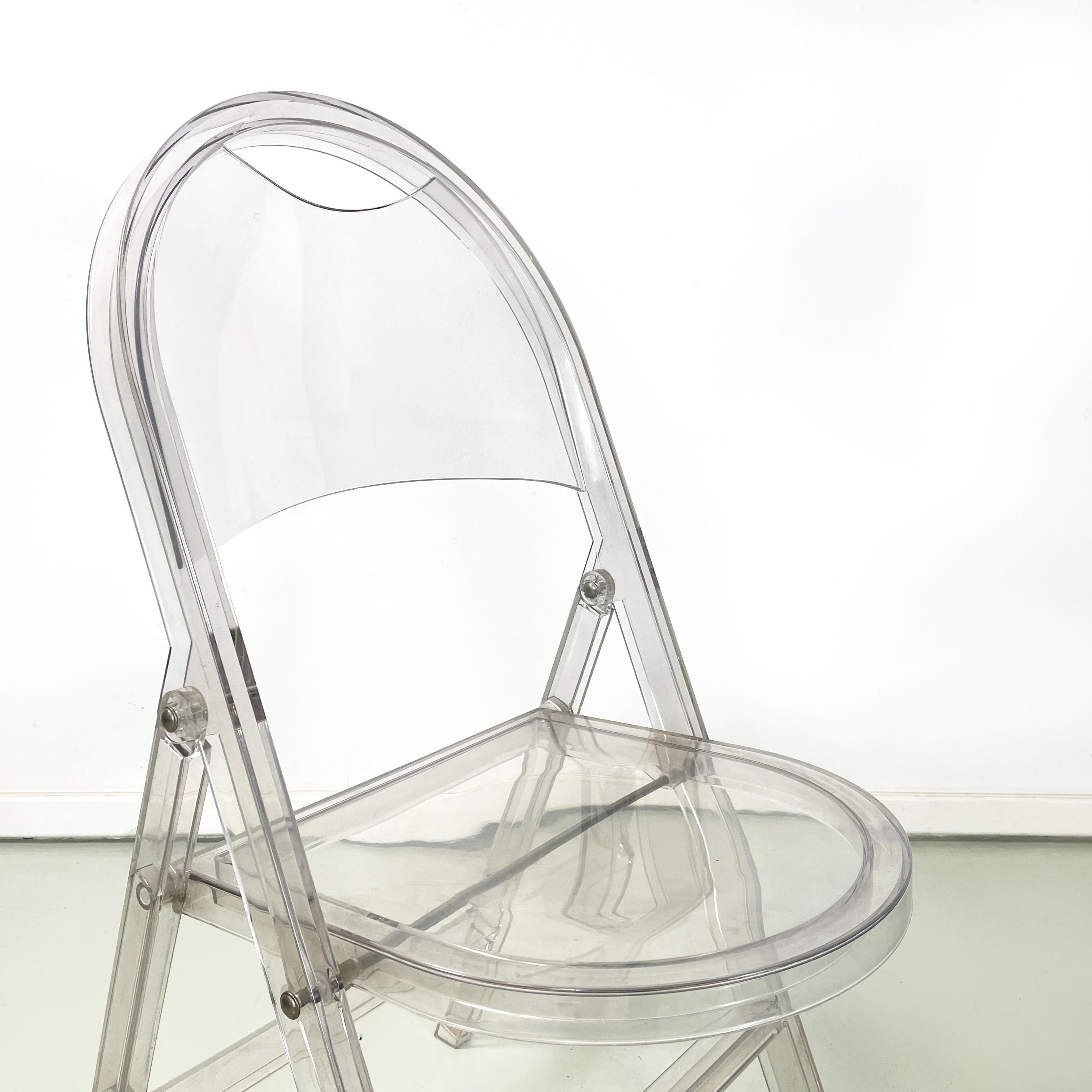 Italian modern Folding chairs Tric by Castiglioni for Bonacina, 2000s ...