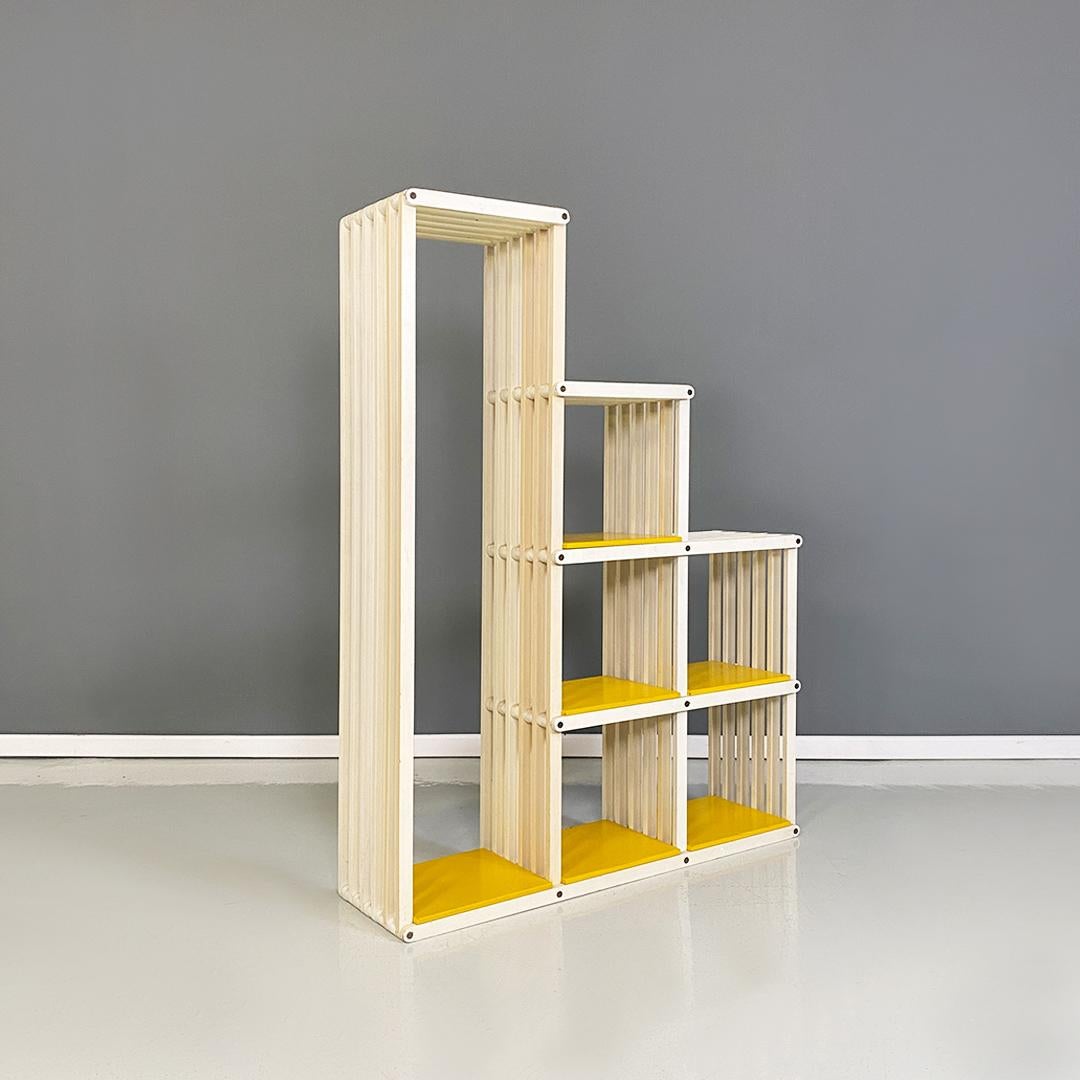 Italian Modern Lacquered Wood Folding Bookcase by POOL Shop, 1980s at ...