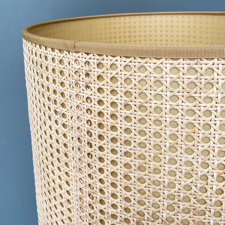 Italian Modern Marble and Vienna Straw Lamp by Frigerio Arredamenti ...