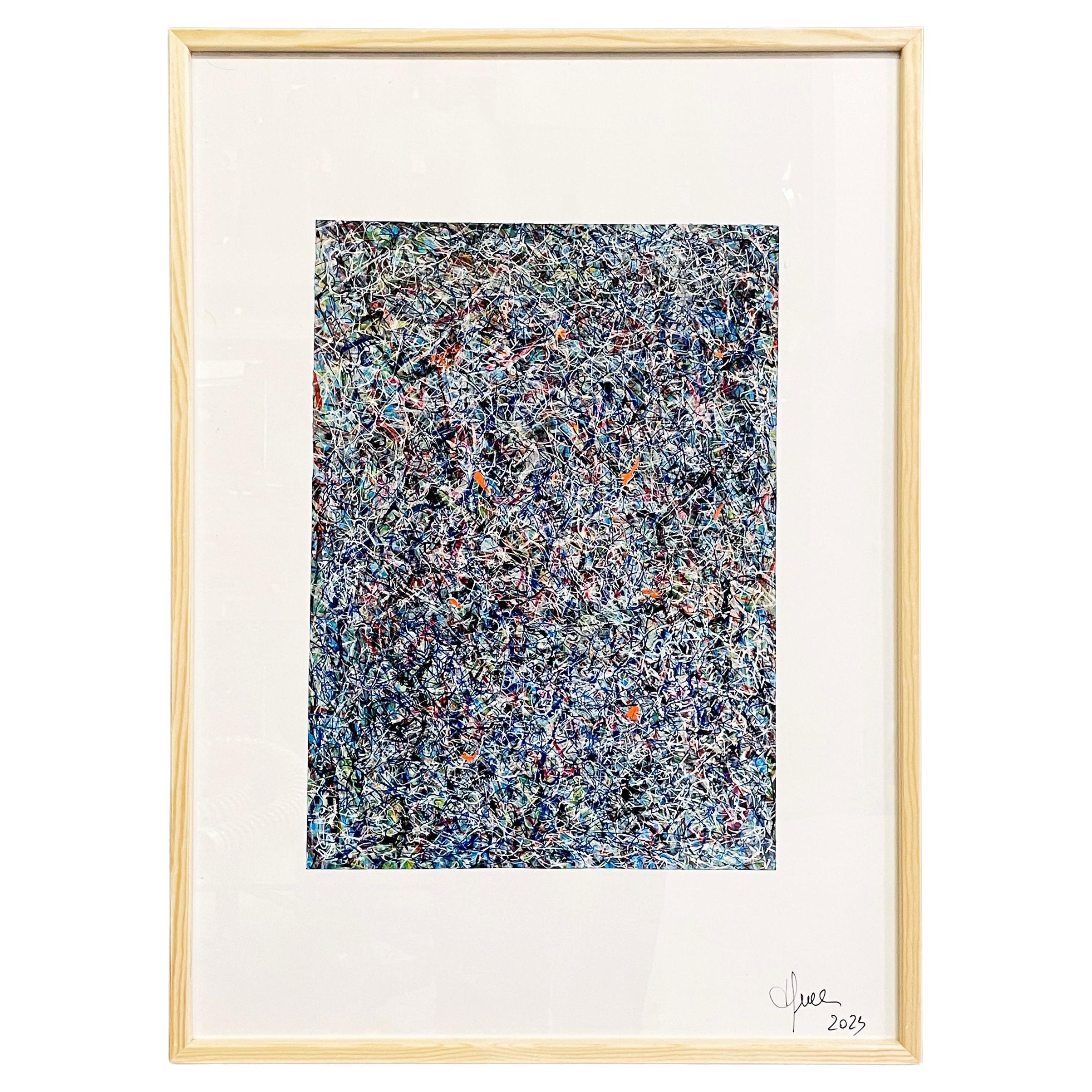 Italian modern Mixed media abstract painting by Tullio Moreschi, 2024 ...