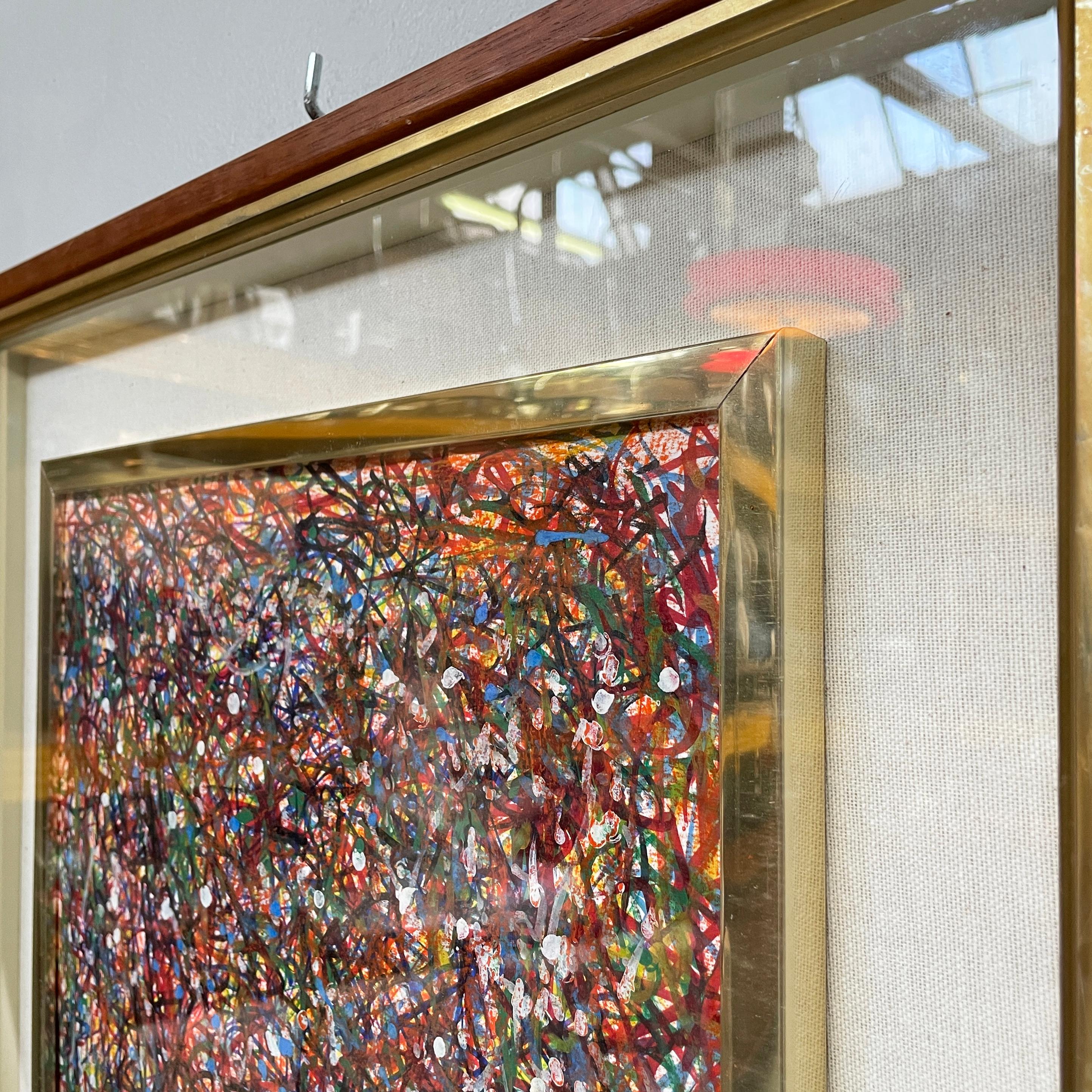 Italian modern Mixed media abstract painting by Tullio Moreschi, 2024 ...