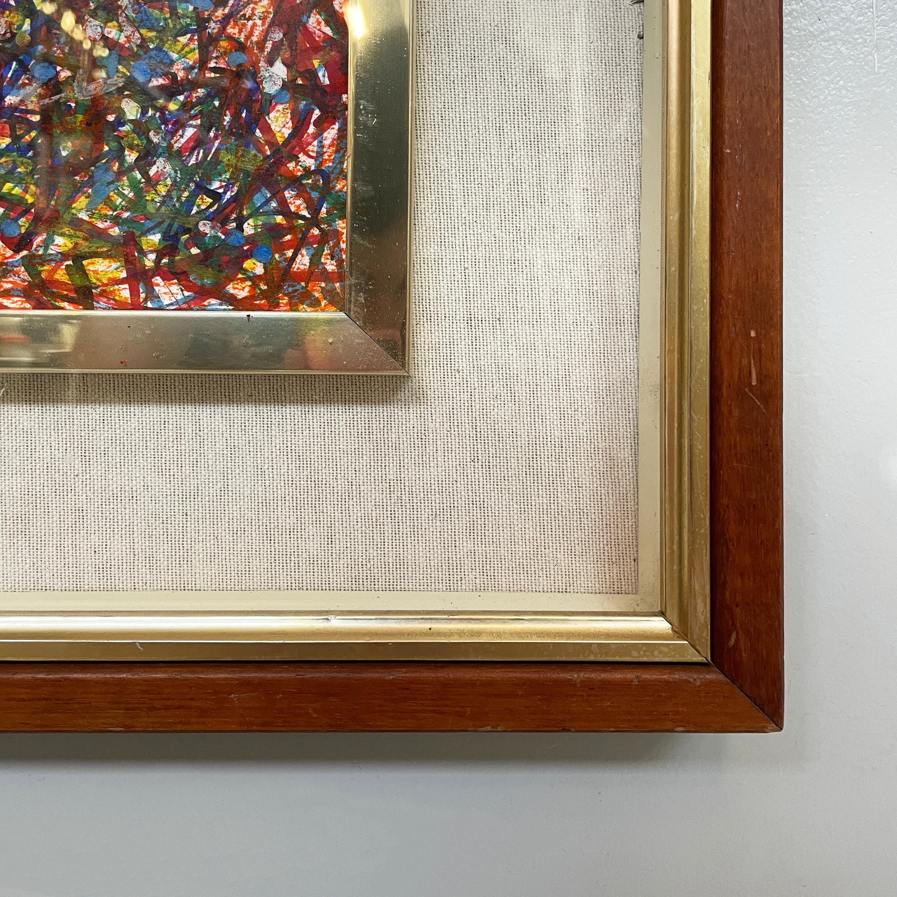 Italian modern Mixed media abstract painting by Tullio Moreschi, 2024 ...