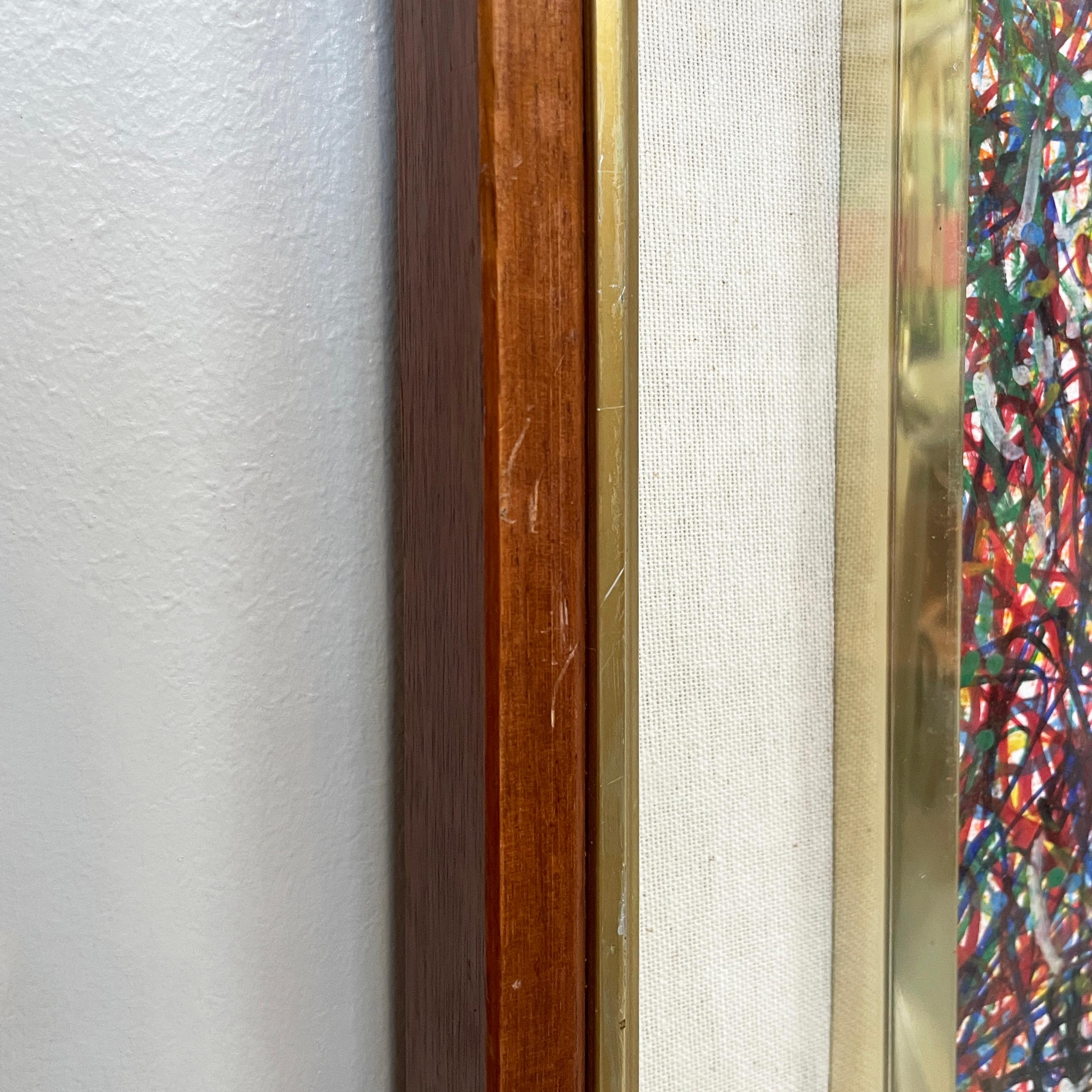 Italian modern Mixed media abstract painting by Tullio Moreschi, 2024 ...